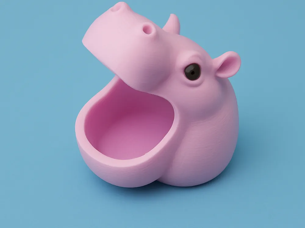 Hippo Key Keeper! - Free 3D Print Model - MakerWorld