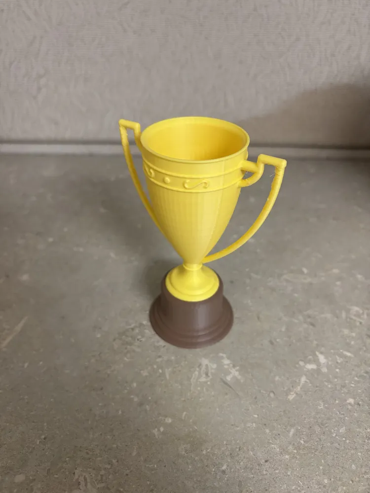 Simple Trophy Cup - No AMS needed by horseman3000 MakerWorld: Download ...