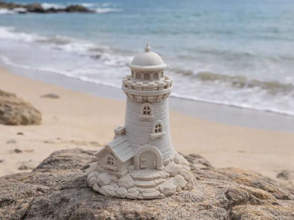 Lighthouse of Coastal Legends - Free 3D Print Model - MakerWorld