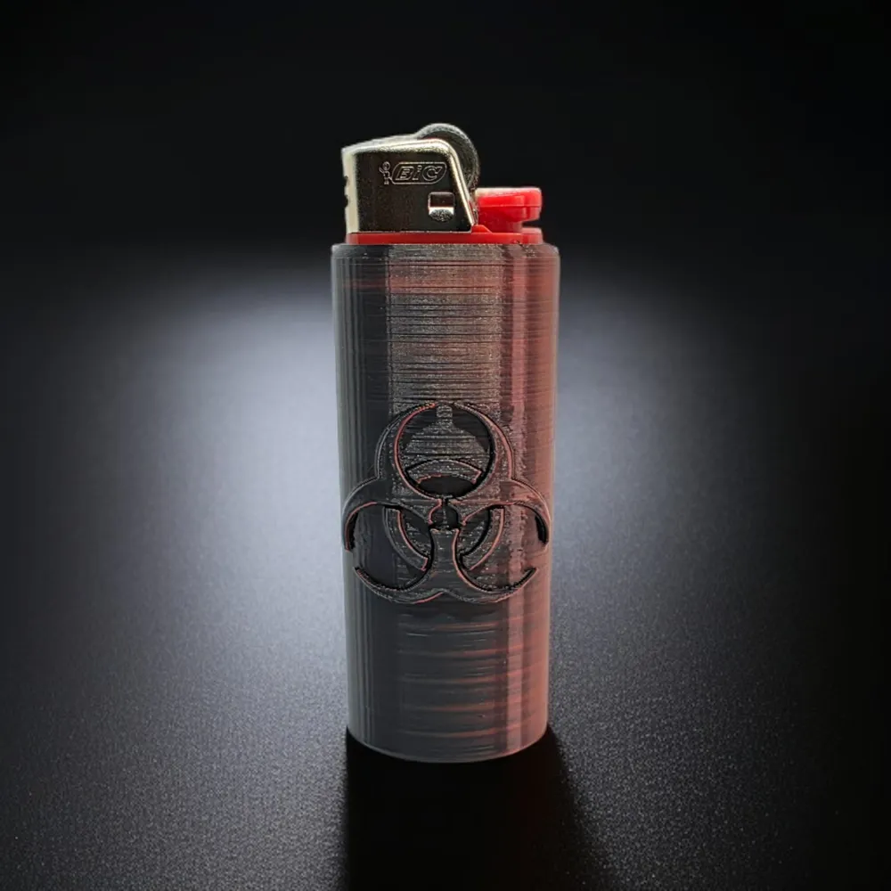 Biohazard Symbol Bic Sleeve - Free 3D Print Model - MakerWorld