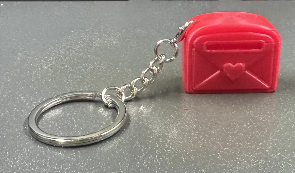 Kawaii Love Letter Mailbox Keychain - Free 3D Print Model - MakerWorld
