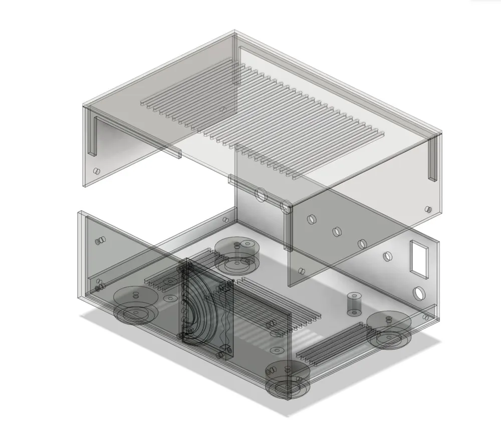 Dayton/Sure/Wondom Amplifier board enclosure by PaulDune MakerWorld ...