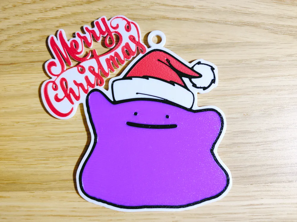 Pokemon ditto's Christmas costume by tomsky000 - MakerWorld