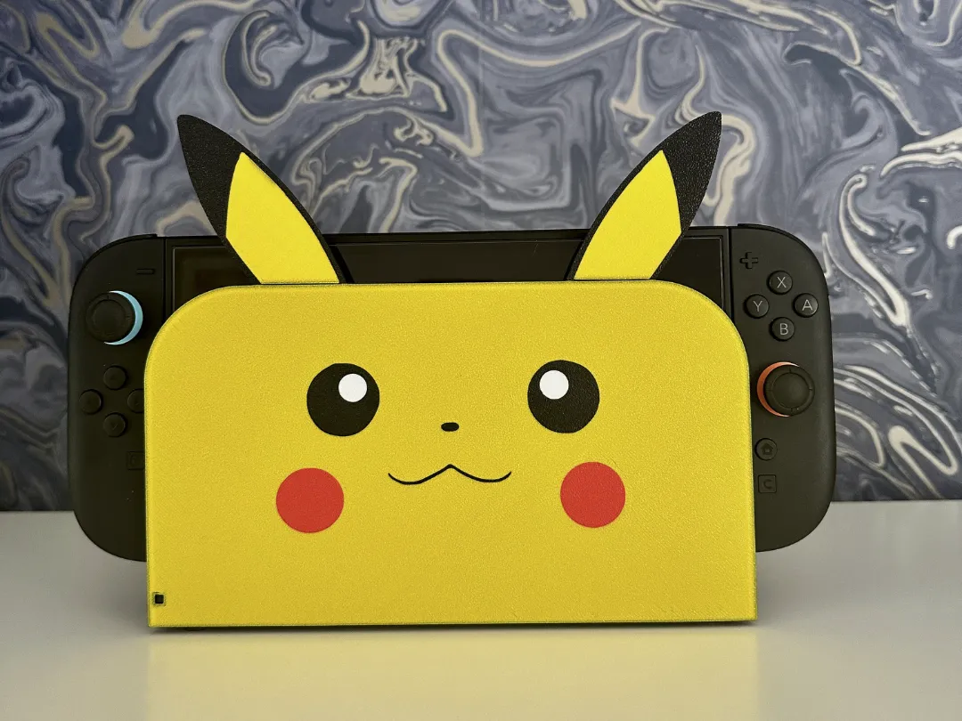 Nintendo Switch 2 Dock Pikachu Remixed by CarlaMerav MakerWorld ...