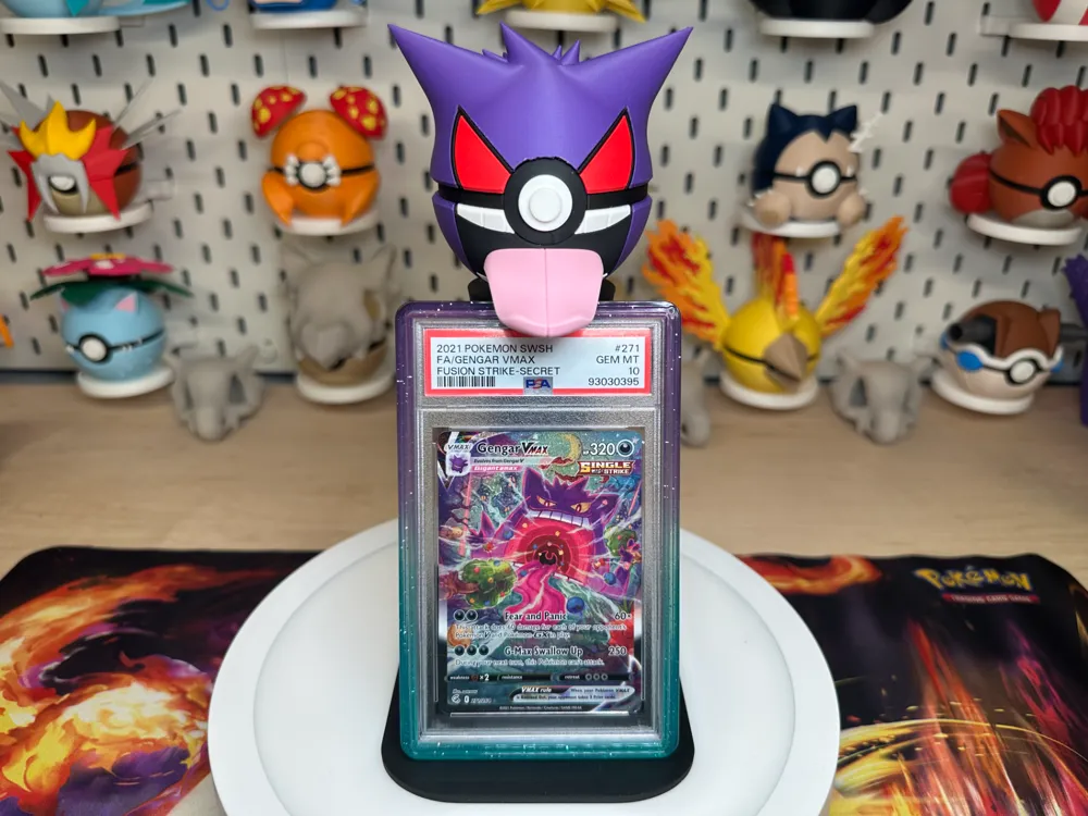 Poké Ball and PSA Card Display Stand by Ready to Print 3D MakerWorld ...