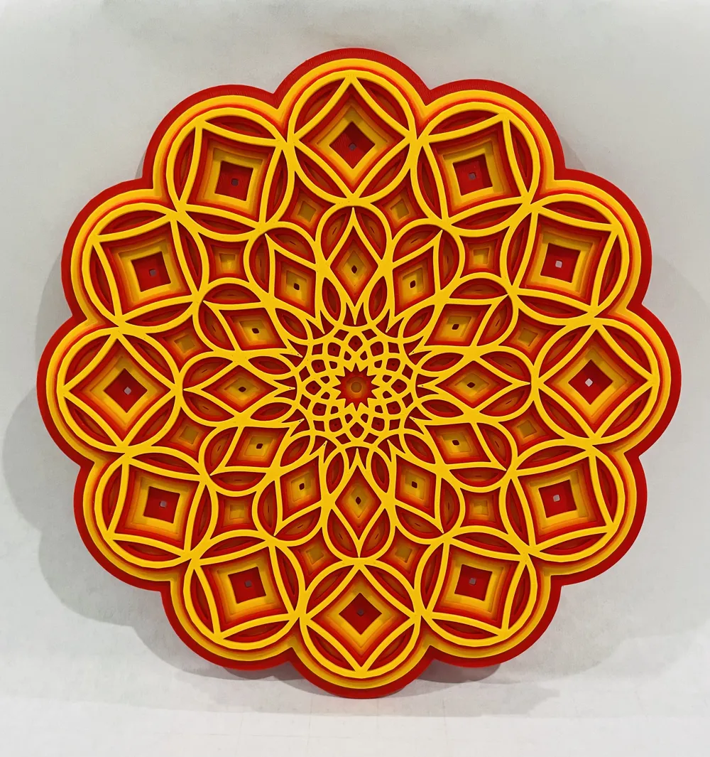 Mandala 25 - Free 3D Print Model - MakerWorld