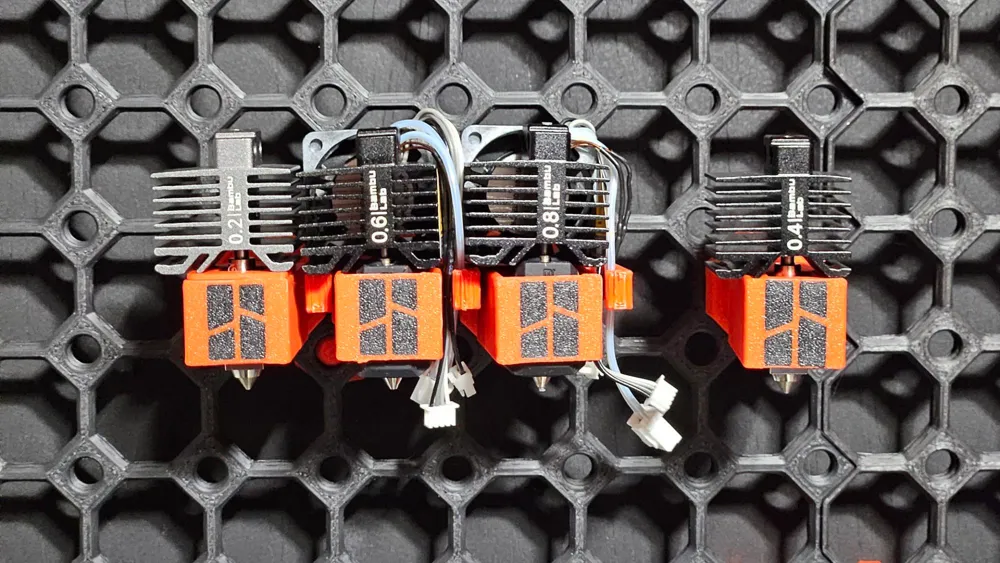 X1c Nozzle/Complete Assembly Multiboard Mount - Free 3D Print Model ...