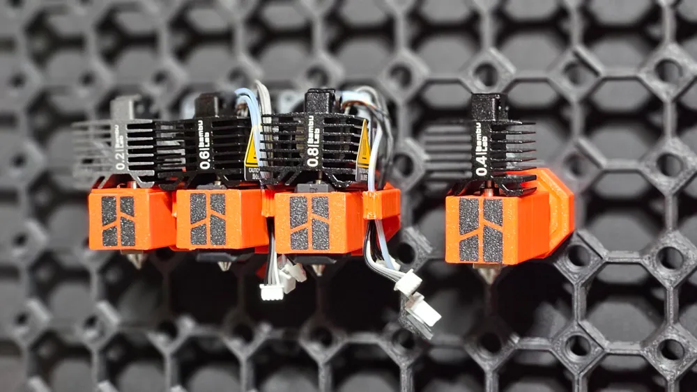 X1c Nozzle/Complete Assembly Multiboard Mount - Free 3D Print Model ...