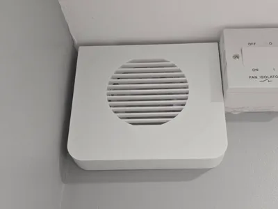 Xpelair Extractor Fan Cover Louvred Fascia (162mm) - Free 3D Print ...