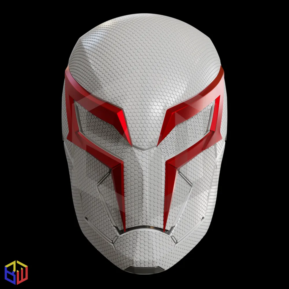 Spider-Man 2099 V2 Helmet Textured by Budwin MakerWorld: Download Free 3D Models