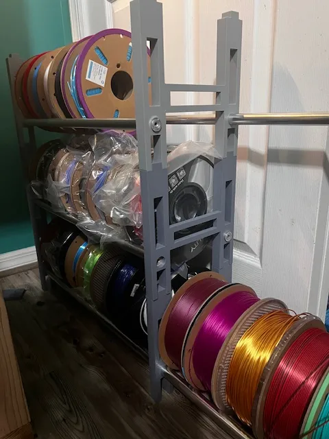 Spool Rack 19MM rod Stackable by linguini licker - MakerWorld