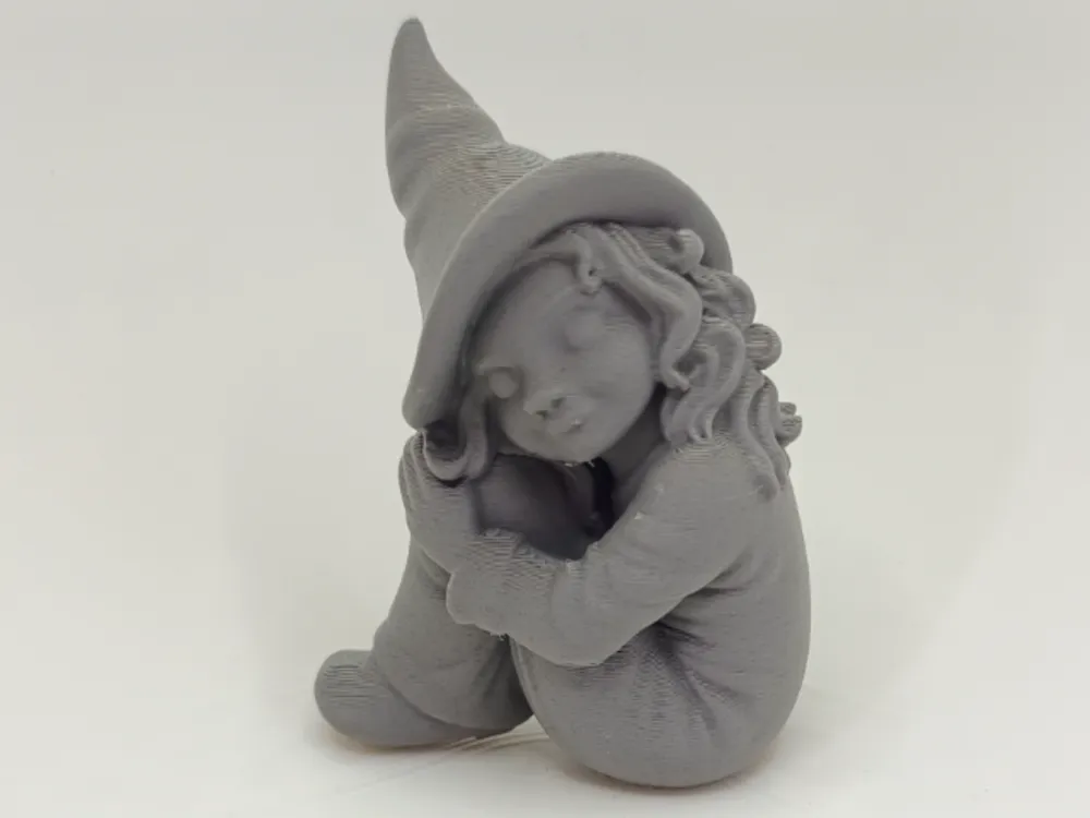 Sleeping Forest Elf with Pointed Hat Elf - Free 3D Print Model - MakerWorld