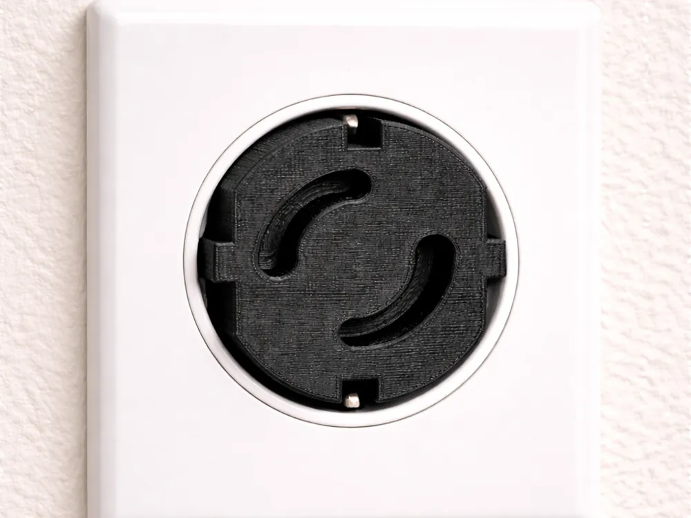 European Outlet Safety Lock - Free 3D Print Model - MakerWorld