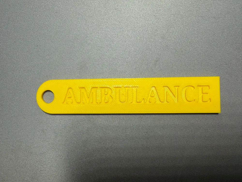 Keychain Ambulance / Klíčenka ZZS by Moriel - MakerWorld