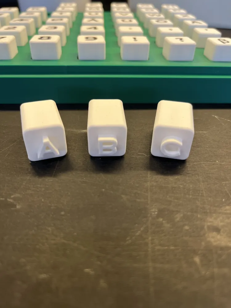 Multilanguage letters+numbers stamps for ceramics - Free 3D Print Model ...