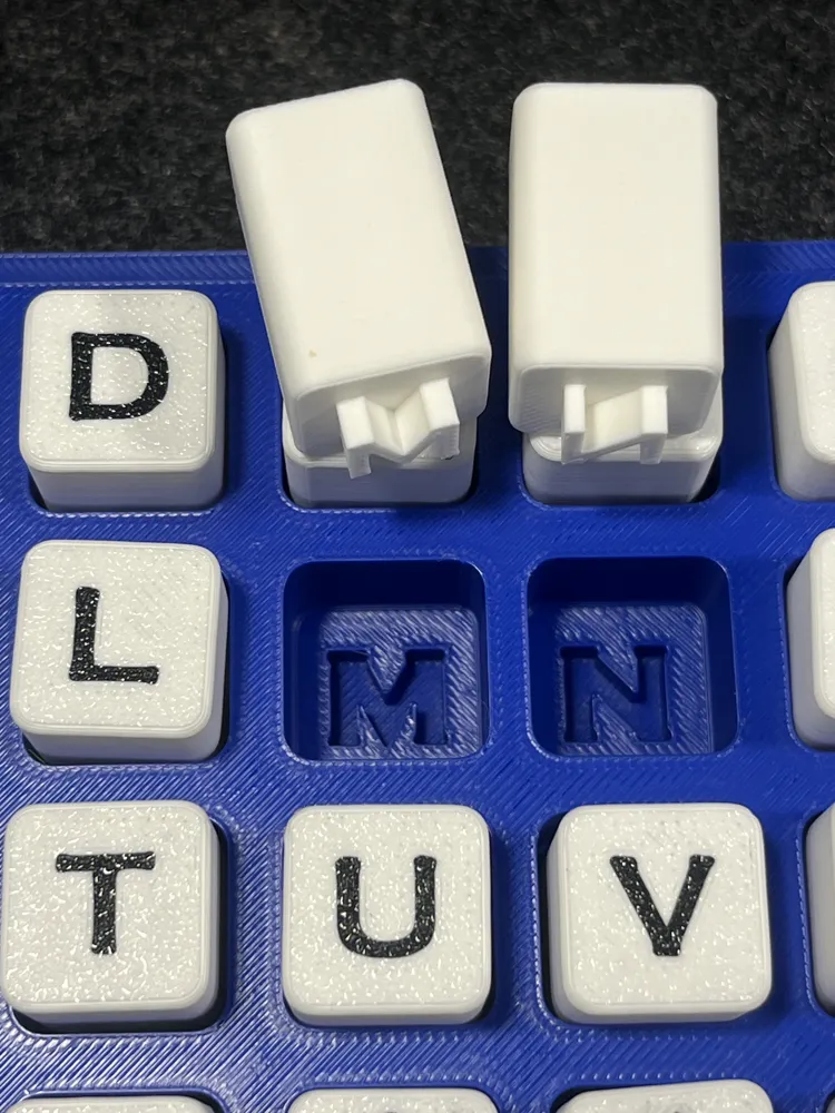 Multilanguage letters+numbers stamps for ceramics - Free 3D Print Model ...