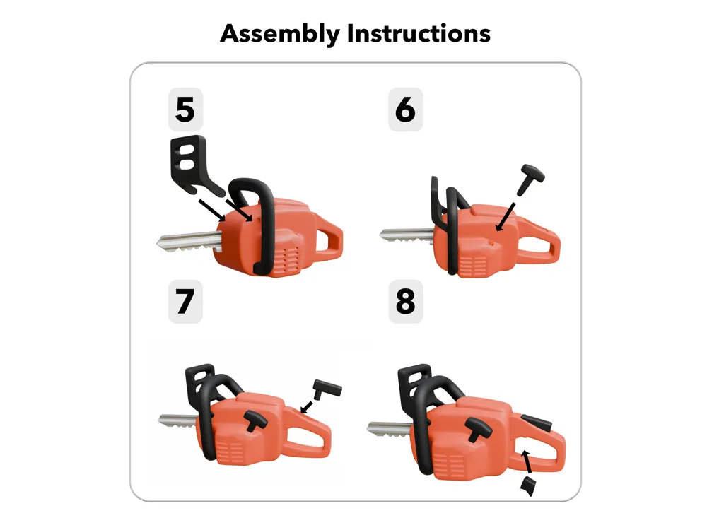 Chainsaw Key Cover - Free 3D Print Model - MakerWorld