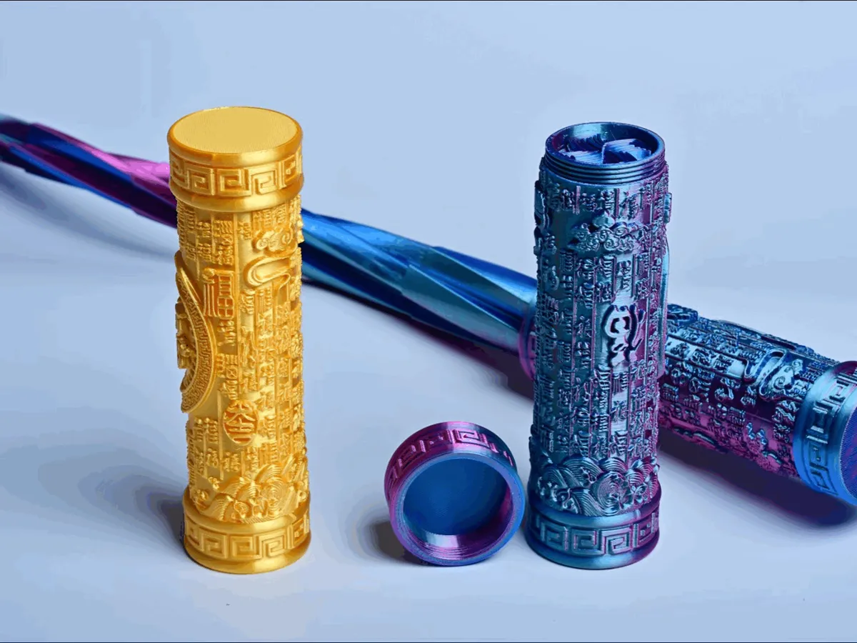 Myriad Blessings Telescopic Sword - Free 3D Print Model - MakerWorld