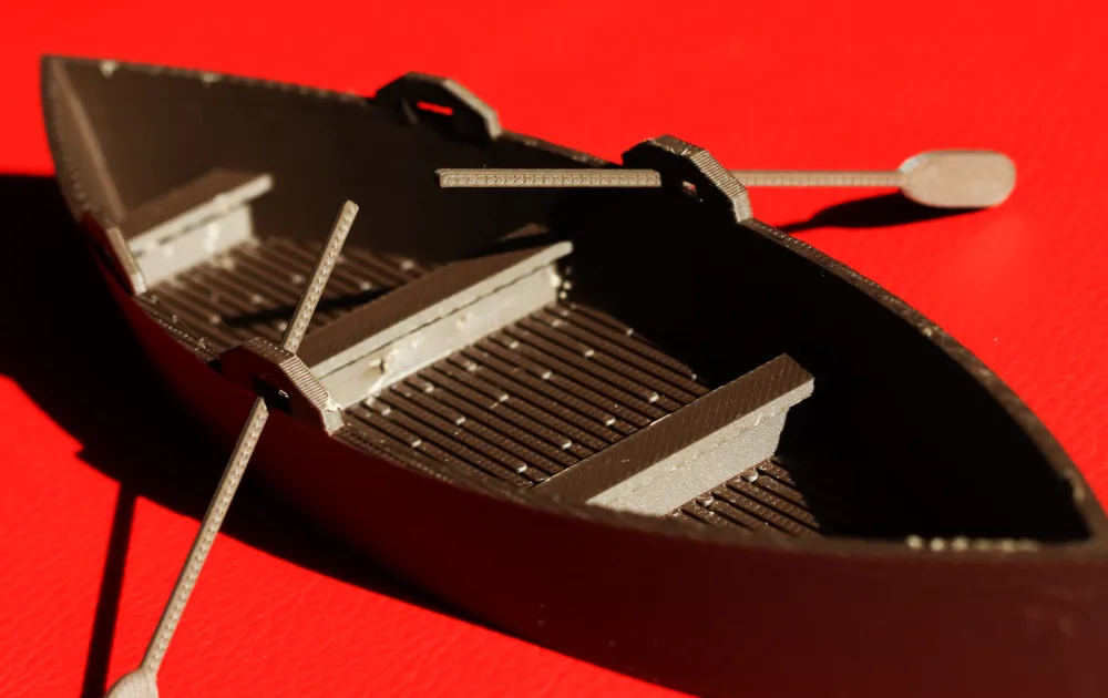 Mini rowing boat - classic, simple, timeless - Free 3D Print Model ...