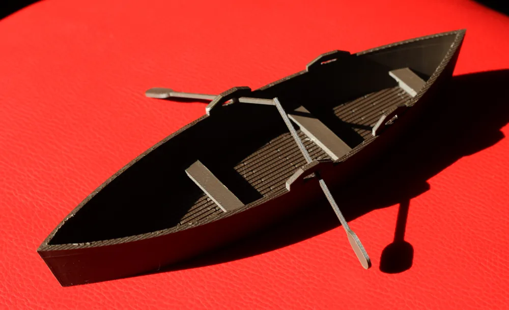 Mini rowing boat - classic, simple, timeless - Free 3D Print Model ...