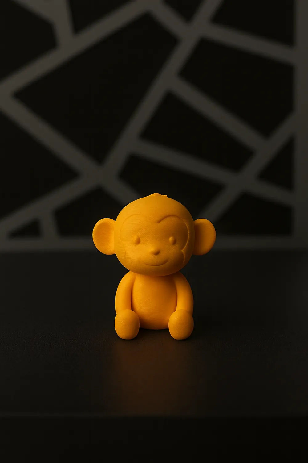 Mini Monkey – Cute Tiny Figurine for Desk - Free 3D Print Model ...