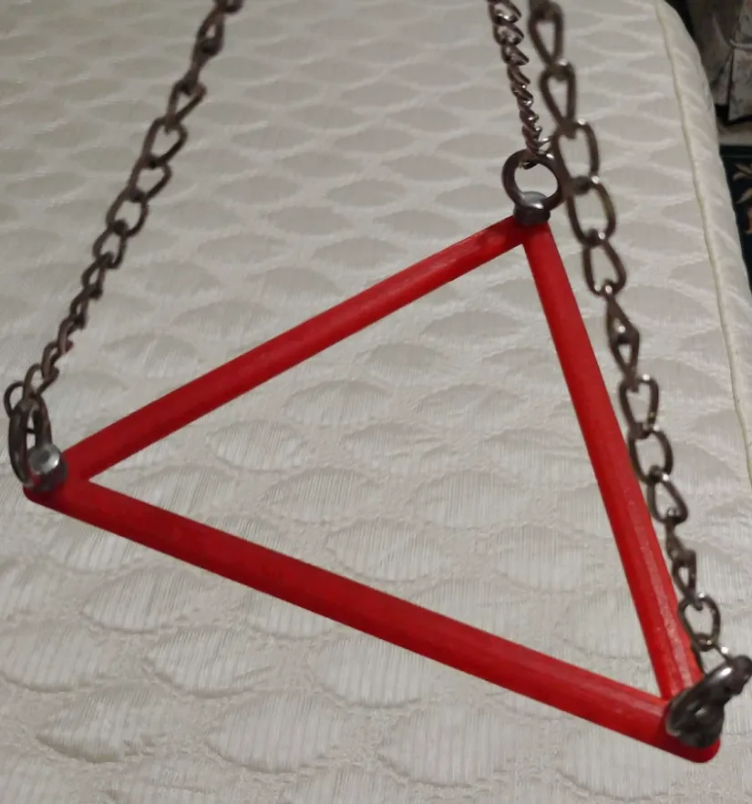 Happy Bird, triangle swing toy by falconius - MakerWorld