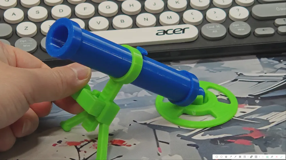 Adjustable Height Mortar Launcher (Simple Assembly Toy) by cdhchaoren ...