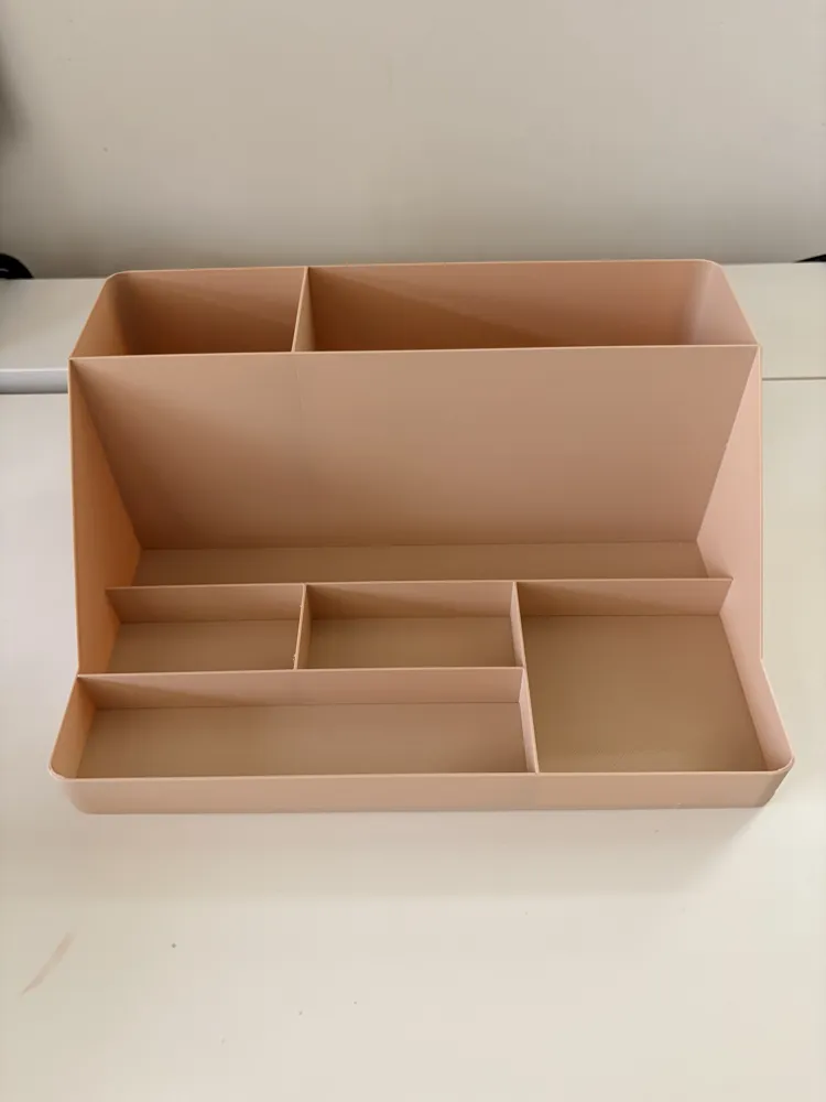 Multi-Compartment Desk Organizer - Free 3D Print Model - MakerWorld
