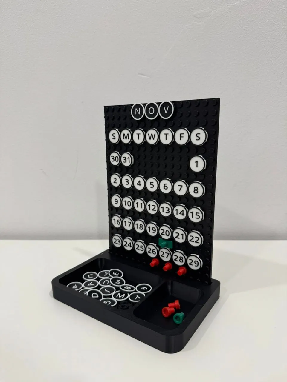 Brick Calendar - Free 3D Print Model - MakerWorld
