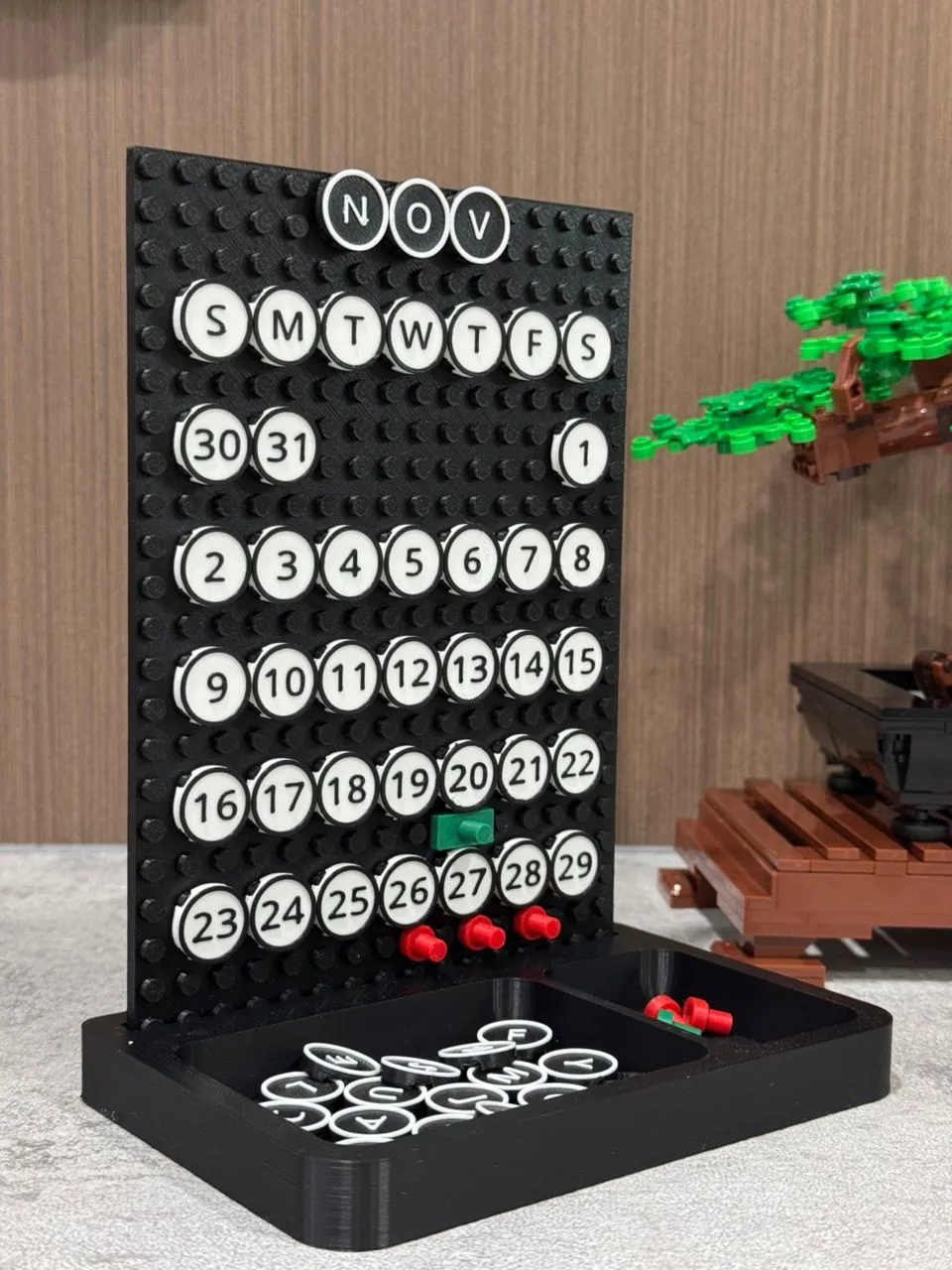 Brick Calendar - Free 3D Print Model - MakerWorld