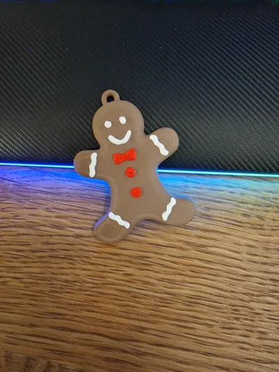 Gingerbread Man Christmas Tree Pendant by Magic Studio 3D - MakerWorld