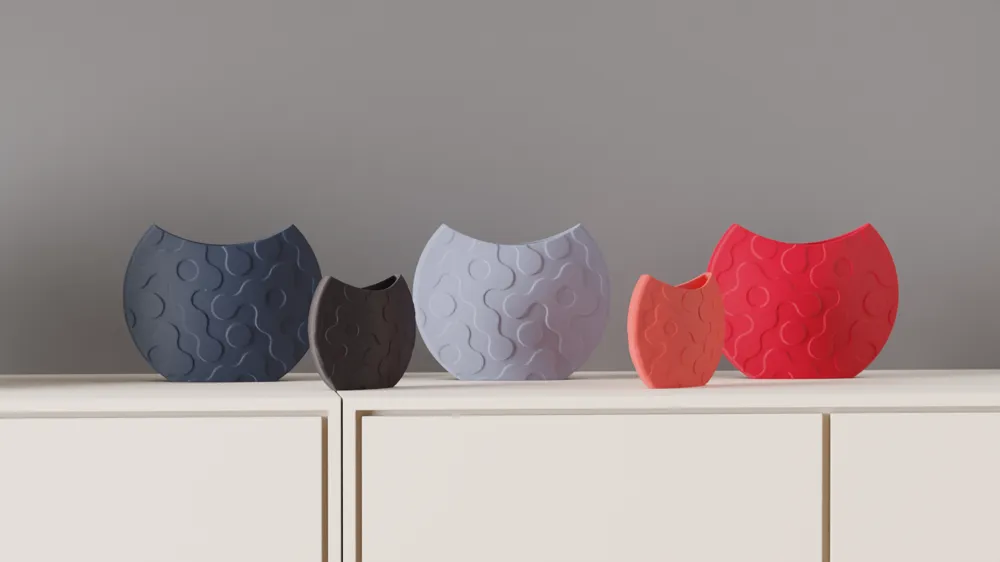 Modern Vase. Beautiful modern art decor by Abstractia Design - MakerWorld