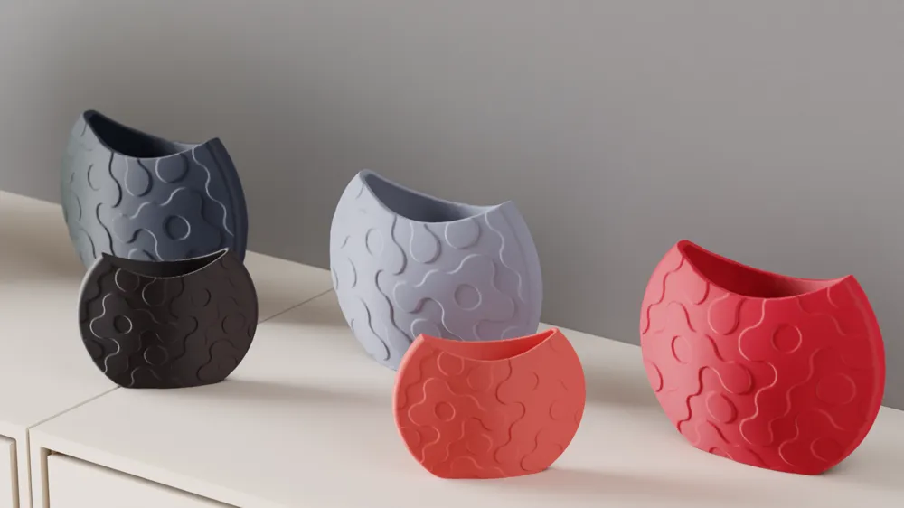 Modern Vase. Beautiful modern art decor by Abstractia Design - MakerWorld