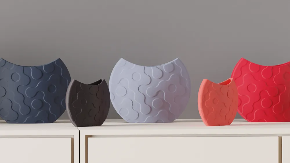 Modern Vase. Beautiful modern art decor by Abstractia Design - MakerWorld