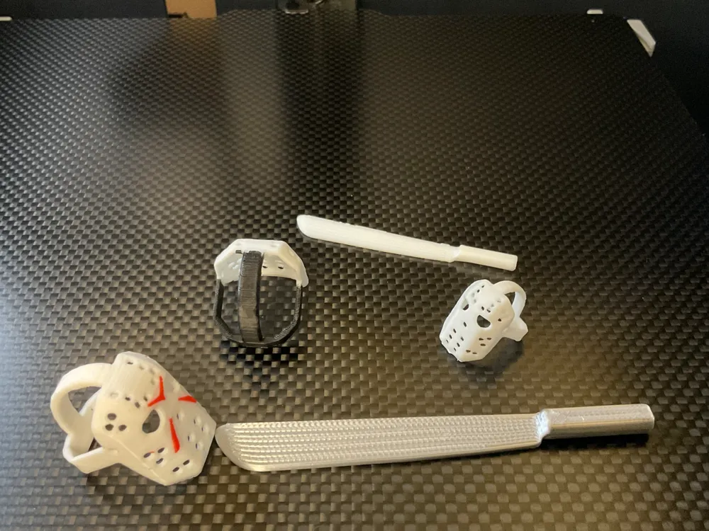 Jason Mask and Machete Accessories for Dummy 13 - Free 3D Print Model ...