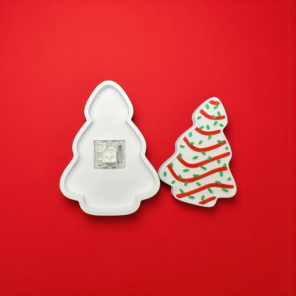 Christmas Tree Cake Clicker - Free 3D Print Model - MakerWorld