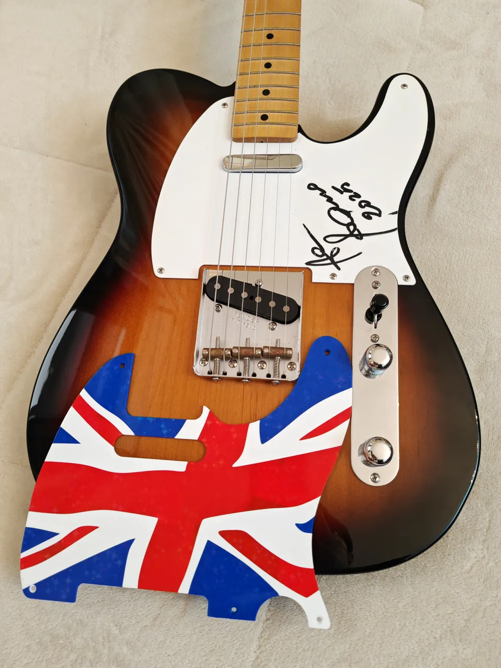 ESCUDO DE GUITARRA TELECASTER VINTERA ANOS 50 UNION JACK - Modelo ...