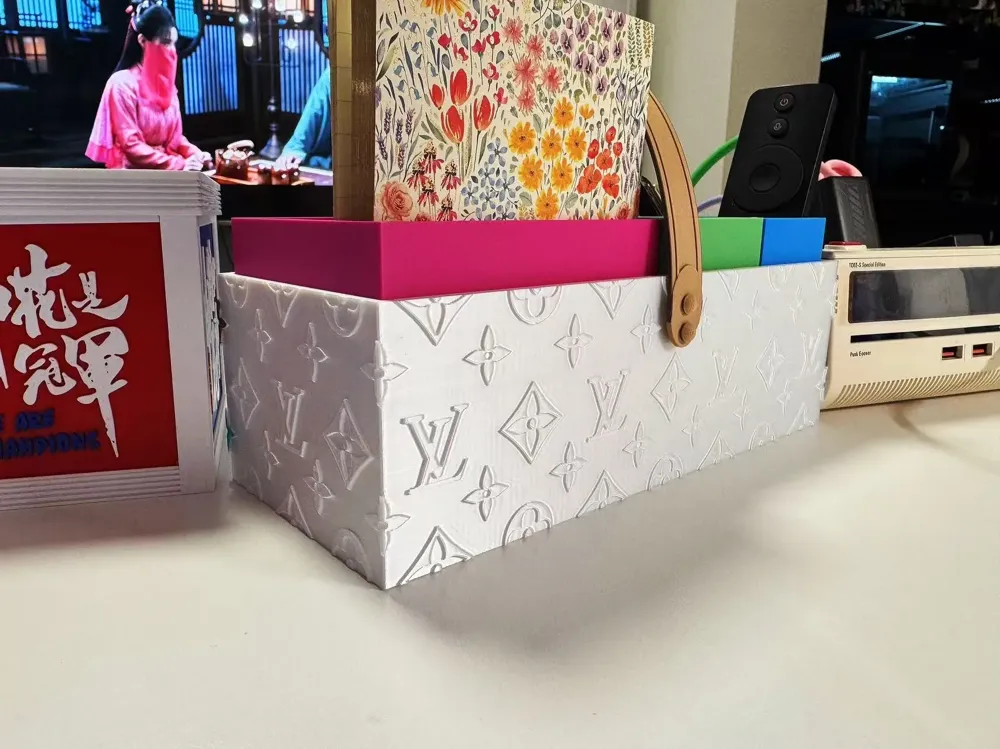 Designer Storage Box Tote with Handles - Free 3D Print Model - MakerWorld
