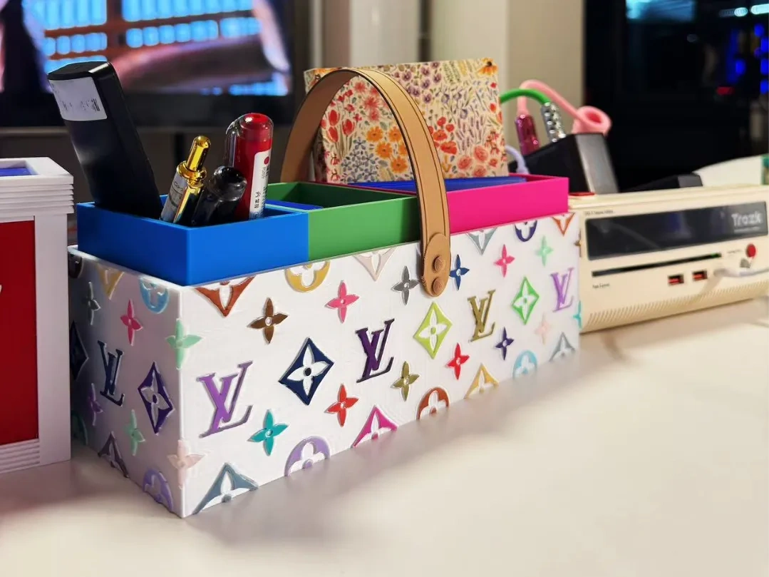 Designer Storage Box Tote with Handles by Sharon Ji MakerWorld ...