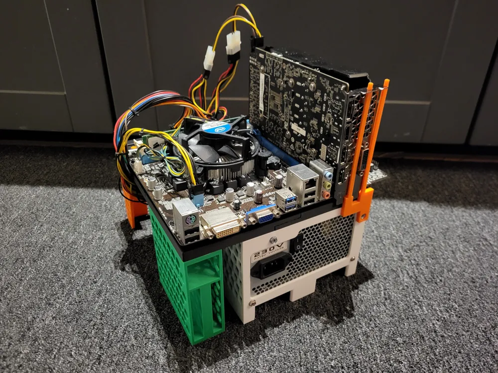 PC TestBench Case (mATX/ITX) - Free 3D Print Model - MakerWorld