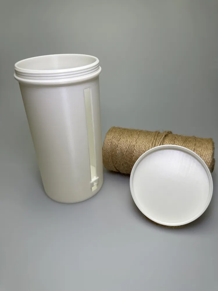 Jute String Roll / Yarn Storage & Dispenser Remixed by UoAoE3D - MakerWorld