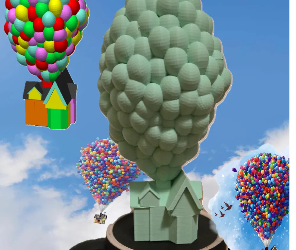 Up house from the movie up by Madsie12345 MakerWorld: Download Free 3D ...