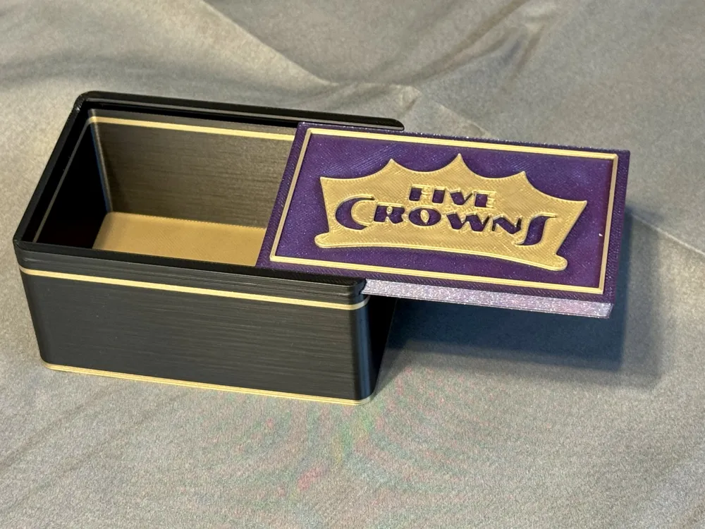 Five Crowns Game Box by Jerald MakerWorld: Download Free 3D Models