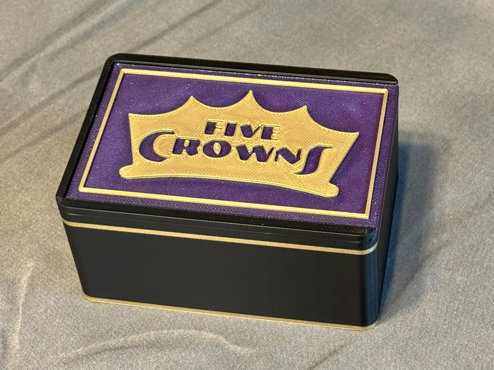 Five Crowns Game Box by Jerald MakerWorld: Download Free 3D Models
