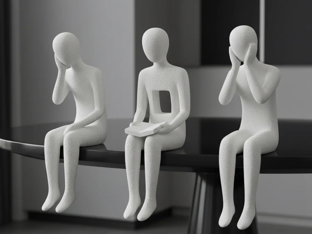 Man thinking AI-generated piece by Galmu76 MakerWorld: Download Free 3D ...