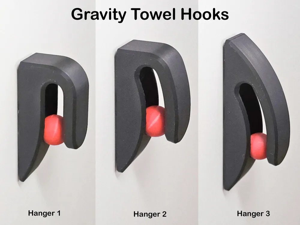 Gravity Towel Hook set - Free 3D Print Model - MakerWorld