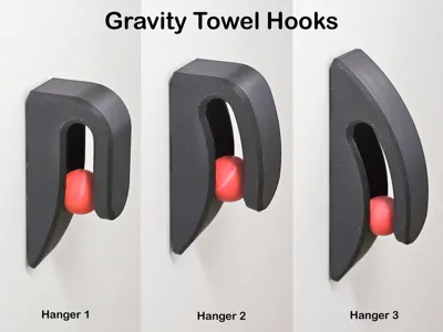 Gravity Towel Hook by EPIQ3D MakerWorld: Download Free 3D Models