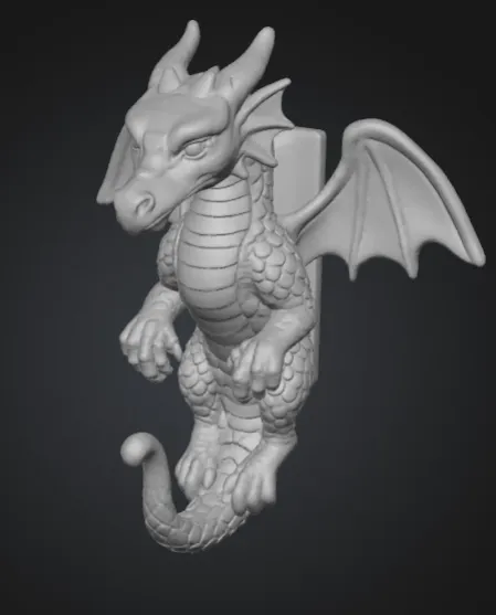 Dragon Wall Hook - Free 3D Print Model - MakerWorld