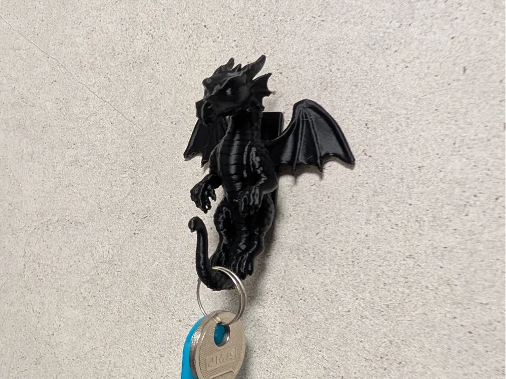 Dragon Wall Hook - Free 3D Print Model - MakerWorld