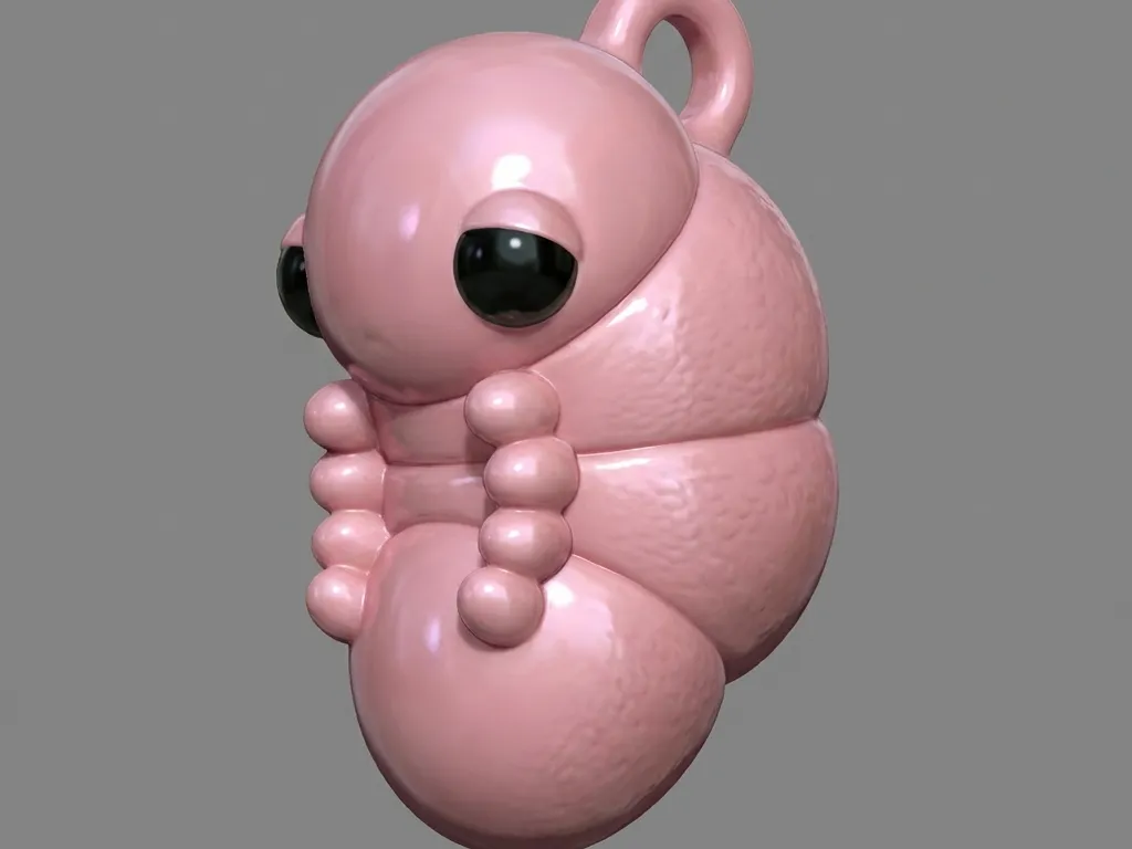 Cryptobiote Keychain Death Stranding - Free 3D Print Model - MakerWorld